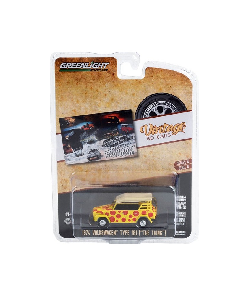 Greenlight Vintage Ad Cars Series 8 - 1974 Volkswagen Thing