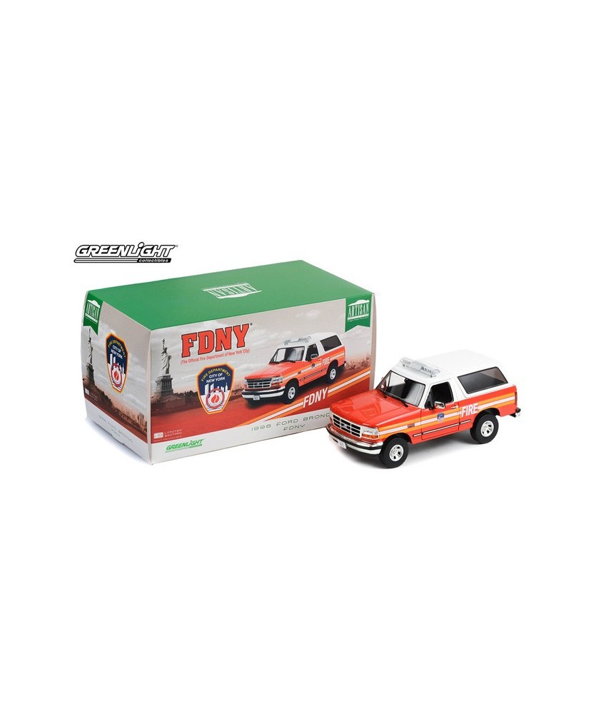 Greenlight Artisan 1:18 - 1996 Ford Bronco FDNY