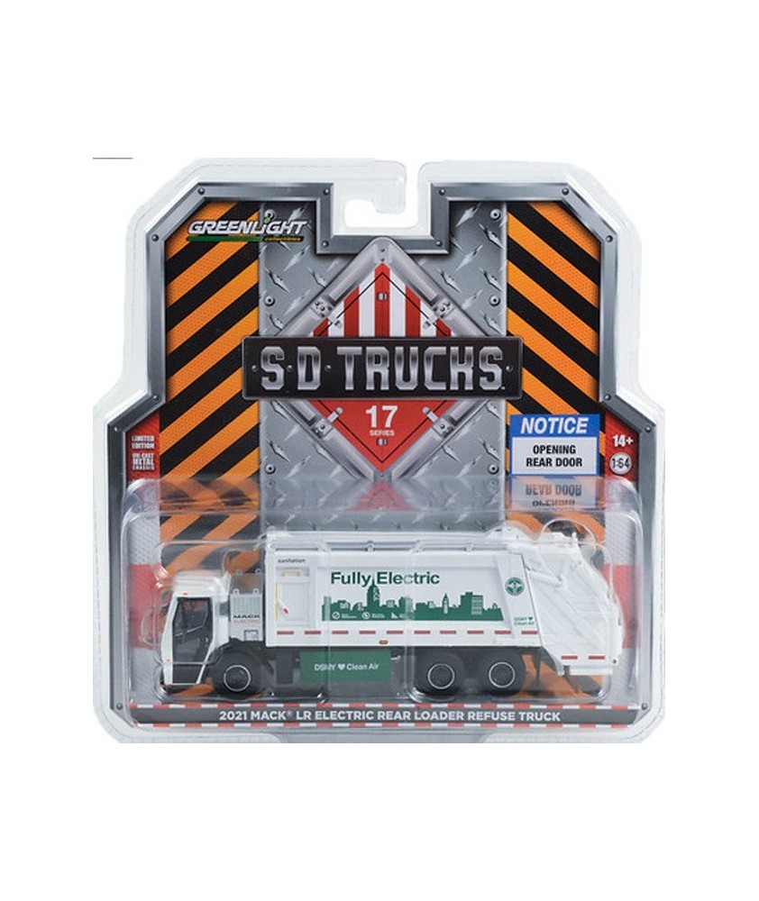 Greenlight S.D. Trucks Series 17 - 2021 Mack LR Refuse Truck