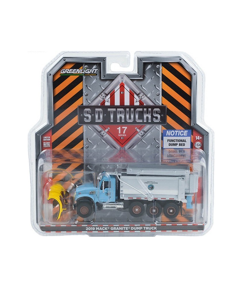 Greenlight S.D. Trucks Series 17 - 2019 Mack Granite Dump Truck