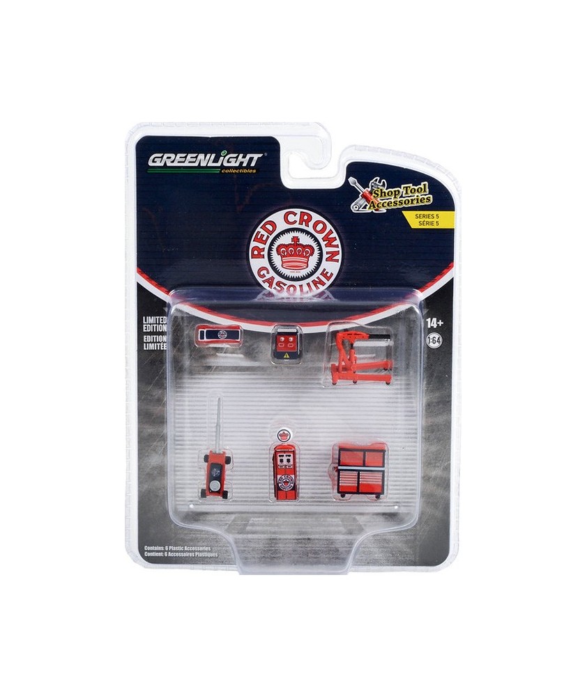 Greenlight - Shop Tool Accessories Series 5 - Red Crown Gasoline