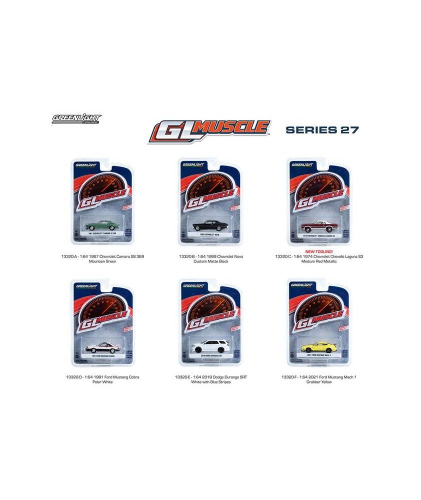 Greenlight Muscle Series 27 - Six Car Set