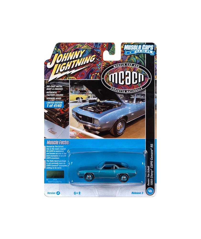 Johnny Lightning Muscle Cars USA - 1969 Chevy COPO Camaro RS