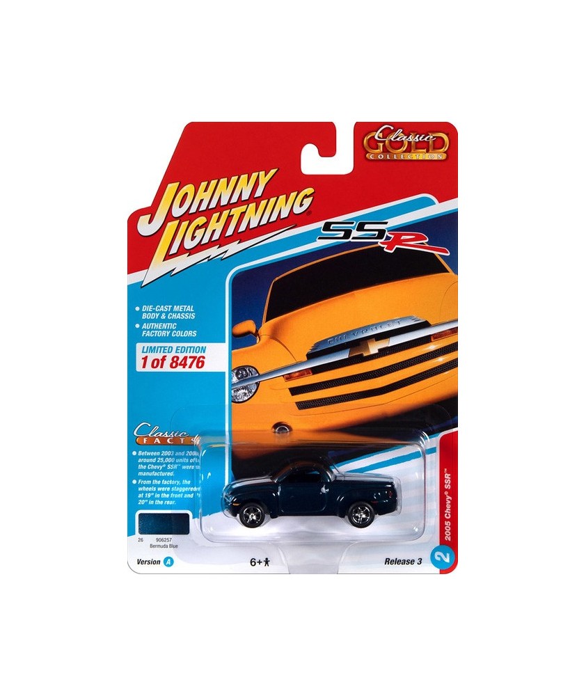 Johnny Lightning Classic Gold - 2005 Chevrolet SSR Truck Johnny Lightning Classic Gold - 2005 Chevrolet SSR Truck