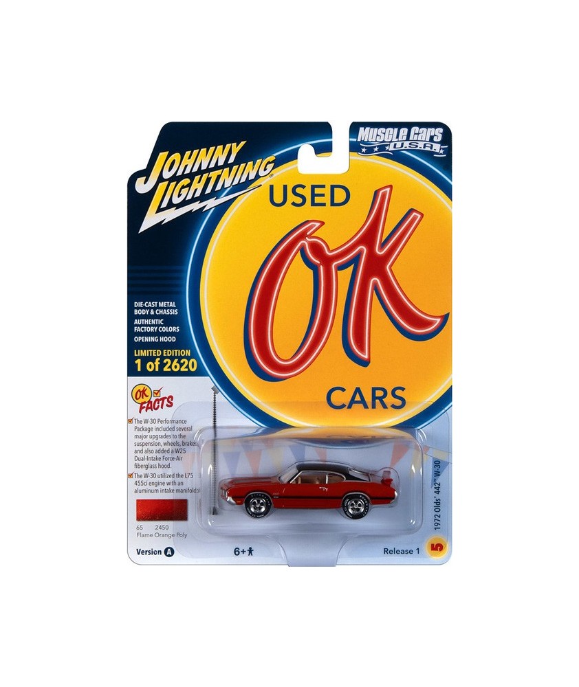 Johnny Lightning Muscle Cars USA - 1972 Olds 442 W-30