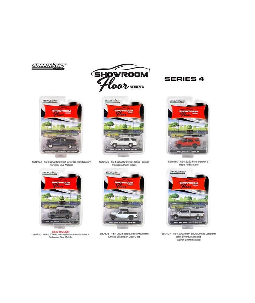 Greenlight Showroom Floor Series 4 - Six Car Set