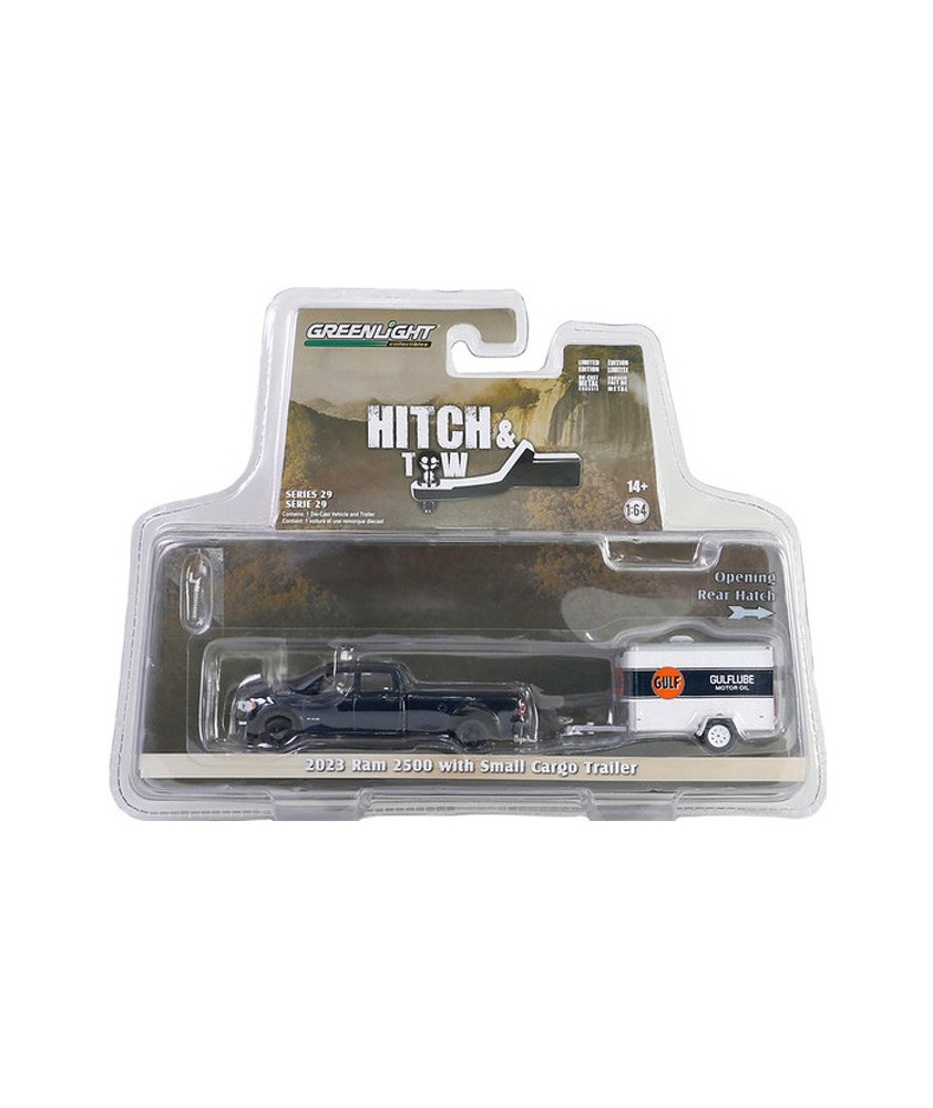Greenlight Hitch and Tow - 2023 RAM 2500 with Small Cargo Trailer