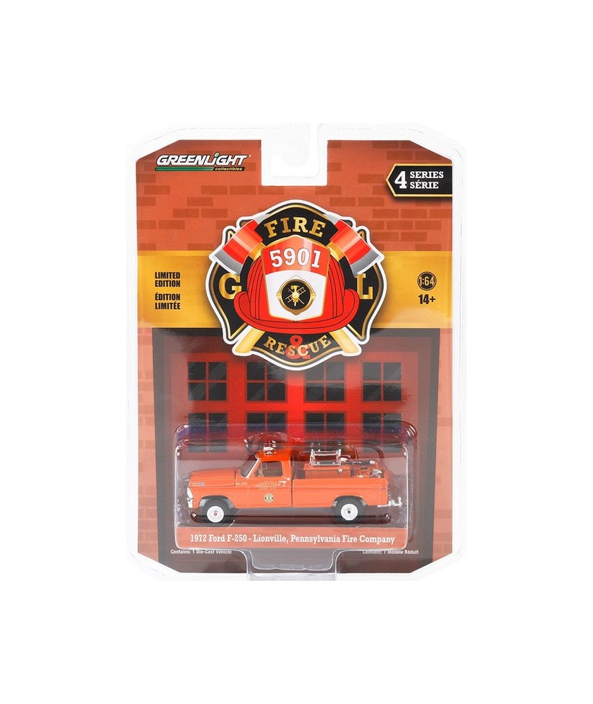 Greenlight Fire and Rescue Series 4 - 1972 Ford F-250 Fire Truck