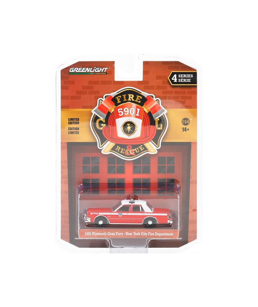 Greenlight Fire and Rescue Series 4 - 1985 Plymouth Gran Fury
