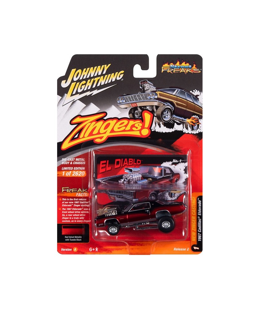 Johnny Lightning Street Freaks Release 26A - 1967 Cadillac Eldorado