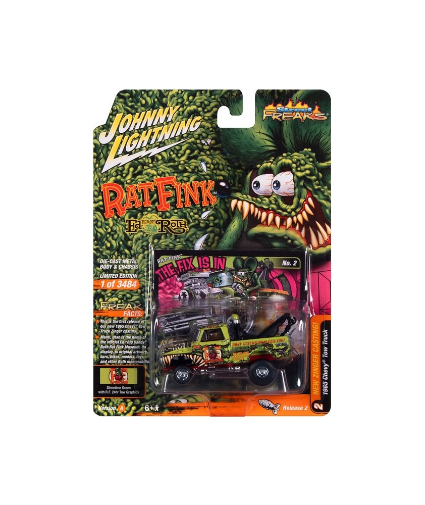 Johnny Lightning Street Freaks Release 26A - 1965 Chevy Tow Truck