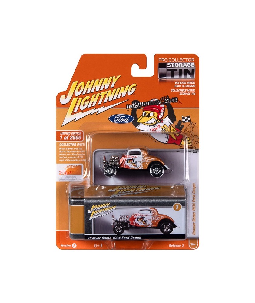 Johnny Lightning Pro Collector Storage Tins - 1934 Ford Coupe