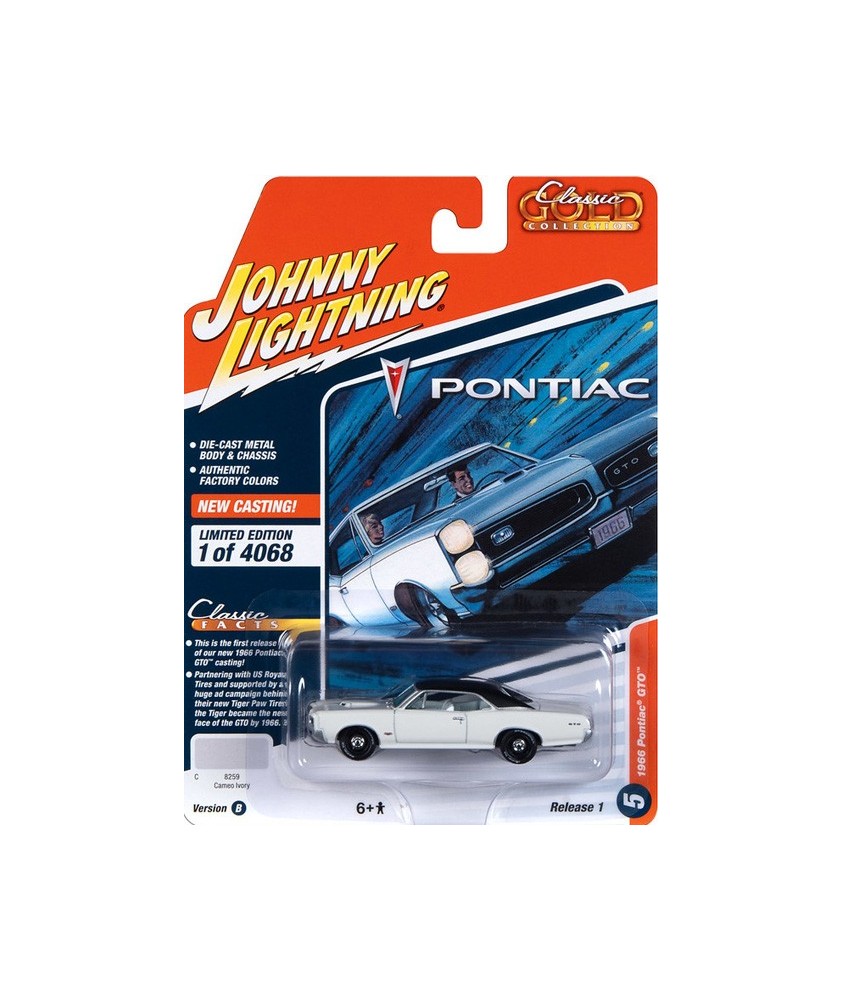 Johnny Lightning Classic Gold - 1966 Pontiac GTO