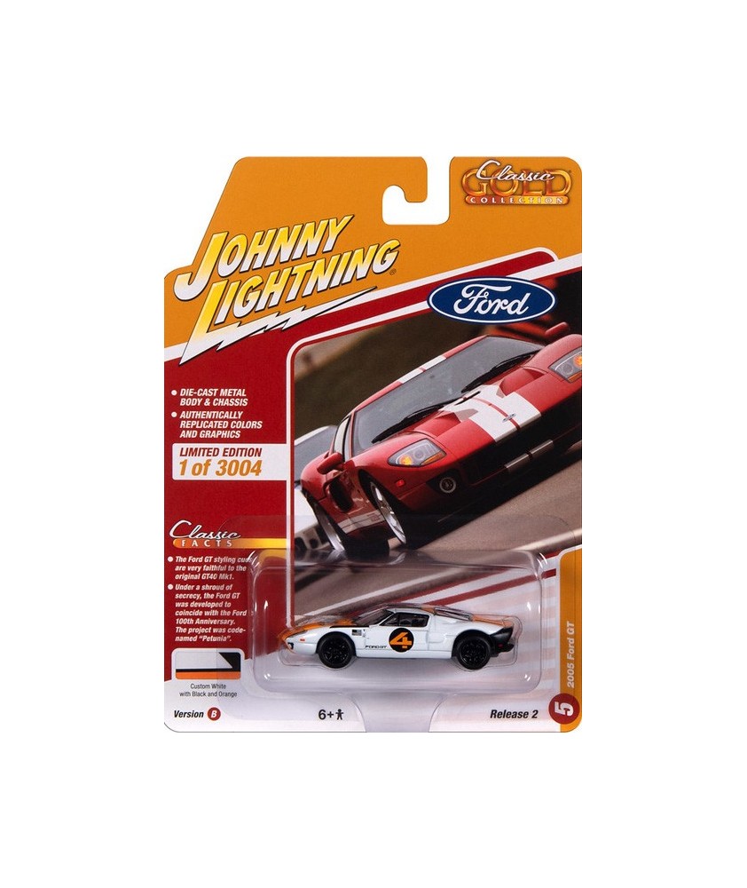 Johnny Lightning Classic Gold - 2005 Ford GT