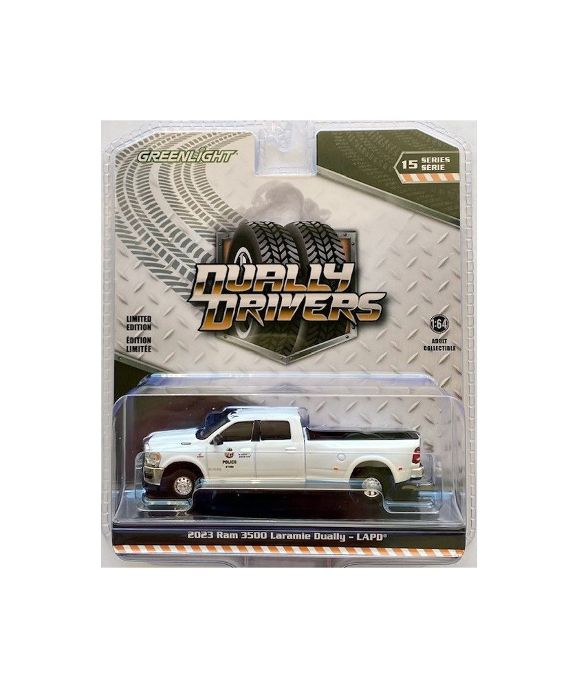 Greenlight Dually Drivers Series 15 - 2023 RAM 3500 Laramie Dually LAPD