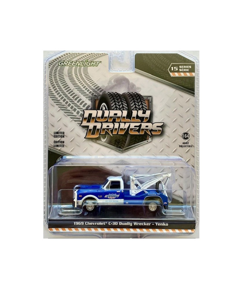 Greenlight Dually Drivers Series 15 - 1969 Chevrolet C30 Dually Wrecker ...