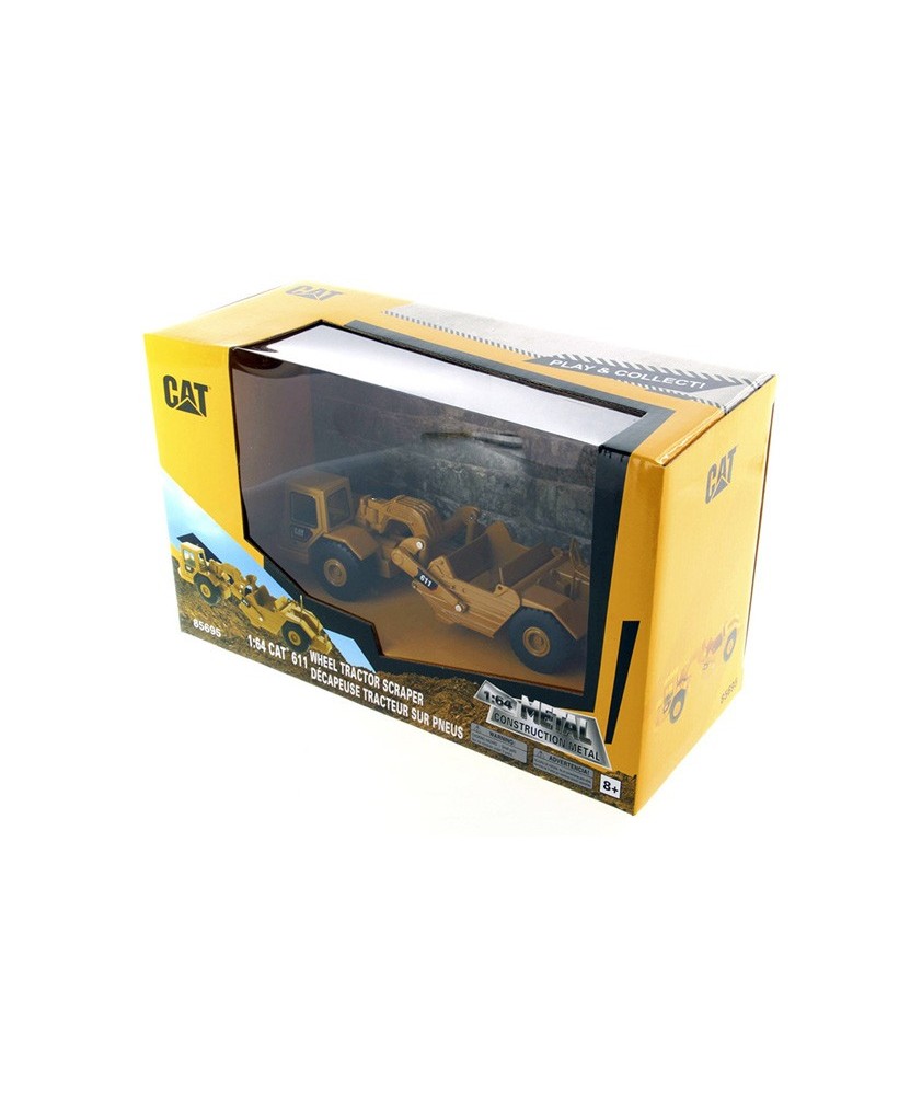 Diecast Masters Play and Collect - Caterpillar 611 Wheel Tractor Scraper