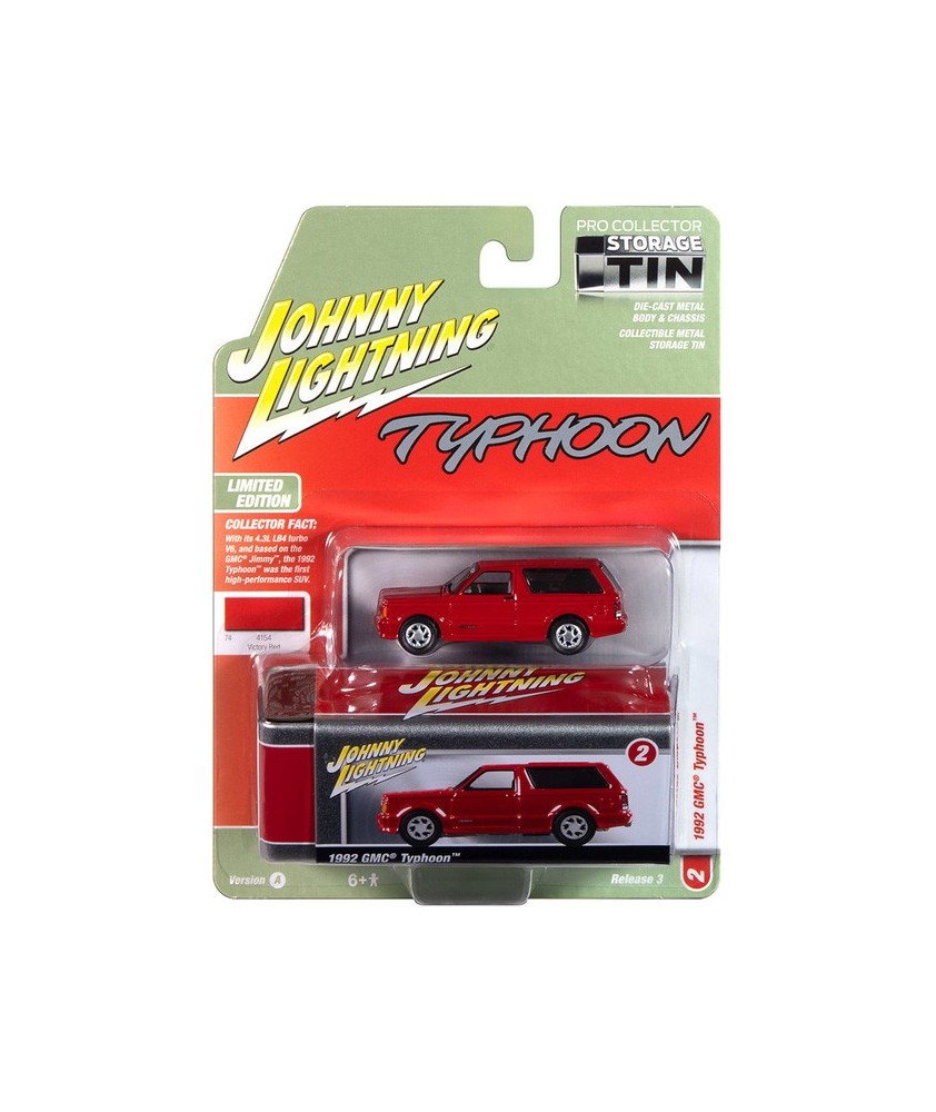 Johnny Lightning Collector Tin 2025 Release 1A - 1992 GMC Typhoon