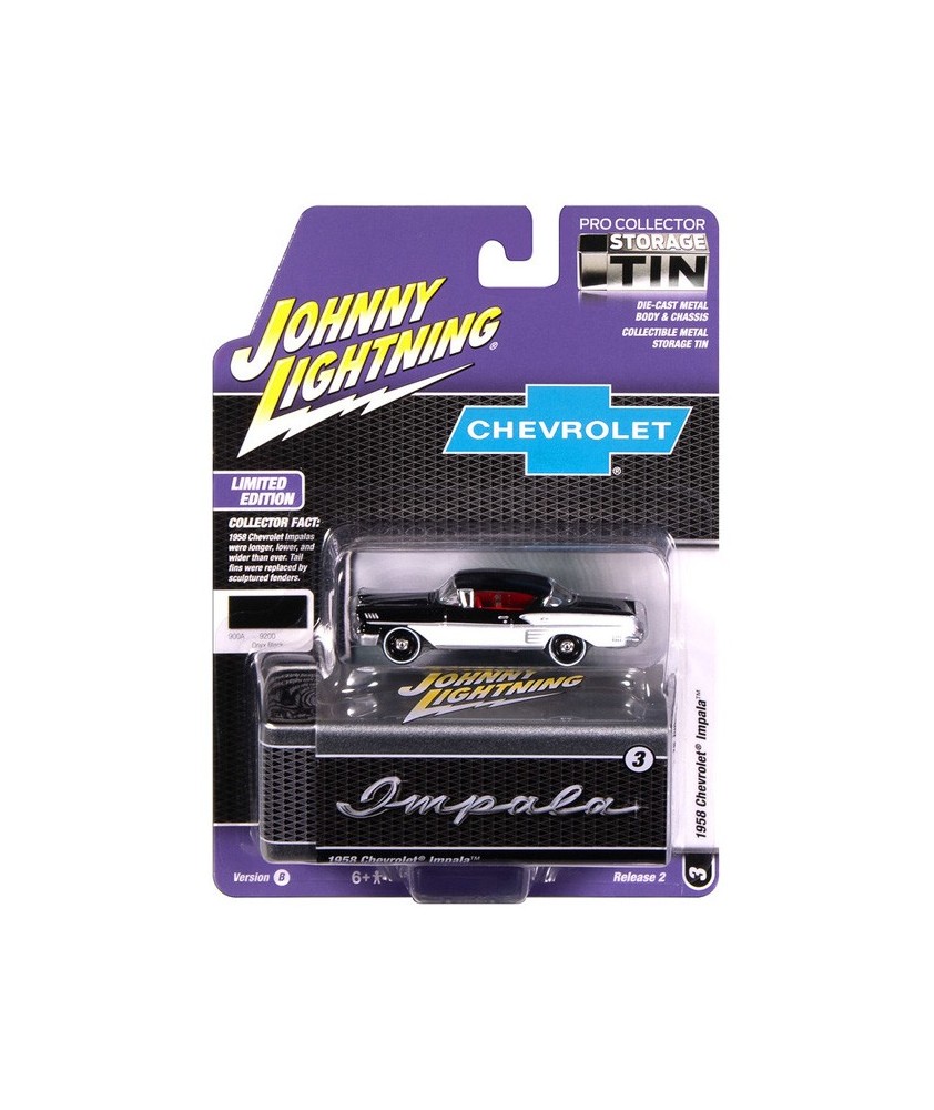 Johnny Lightning Collector Tin 2025 Release 2B - 1958 Chevrolet Impala