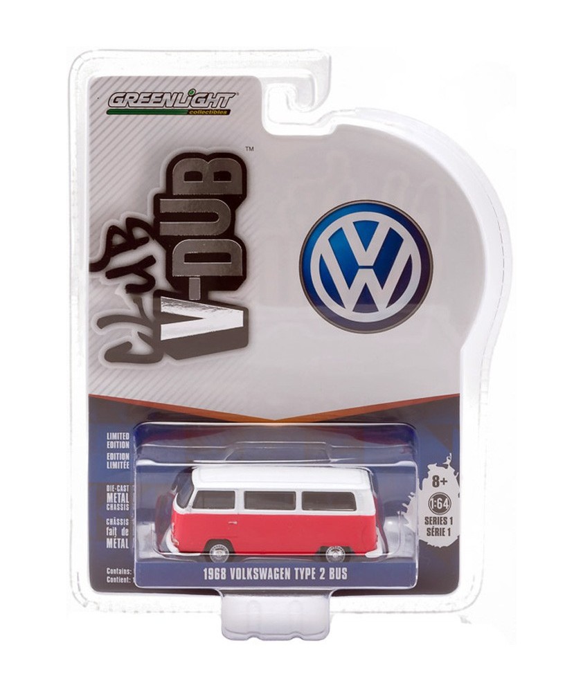 Greenlight Club Vee-Dub Series 1 1968 Volkswagen Type 2 Bus
