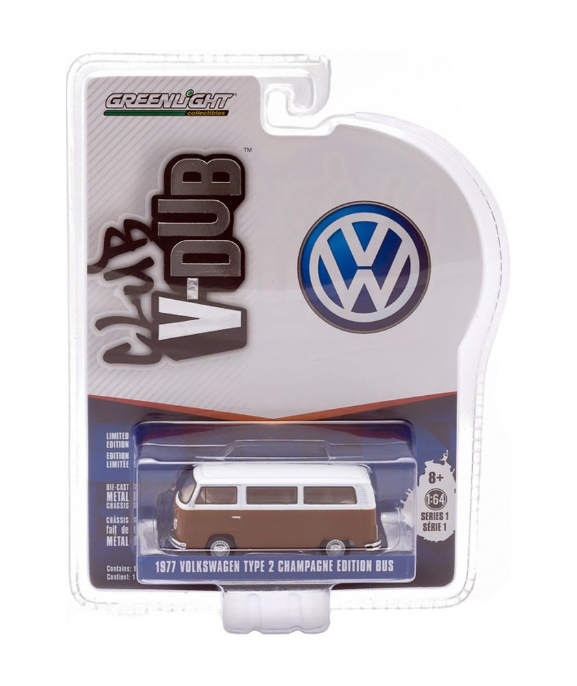 Greenlight Club Vee-Dub Series 1 1977 Volkswagen Type 2 Bus