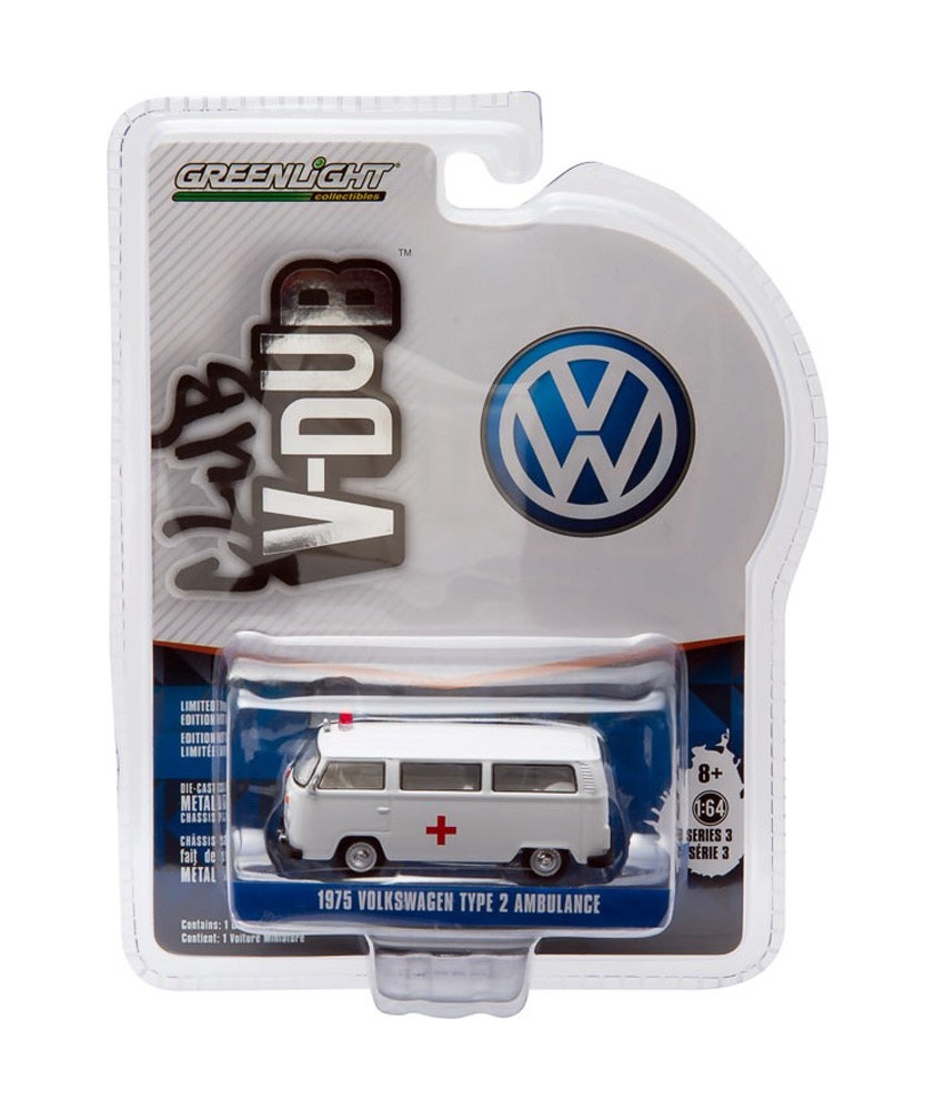 Greenlight Club Vee-Dub Series 3 - 1975 Volkswagen Type 2 Ambulance