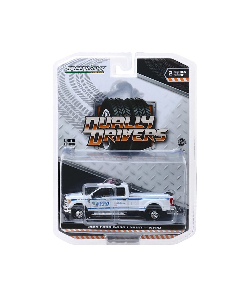 Greenlight Dually Drivers Series 2 - 2019 Ford F-350 Dually Truck NYPD