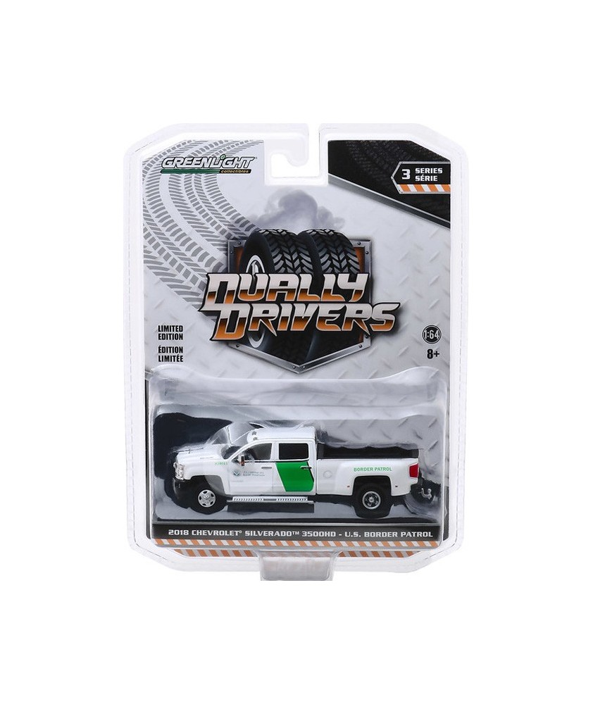 Greenlight Dually Drivers Series 3 - 2018 Chevy Silverado 3500 Dually