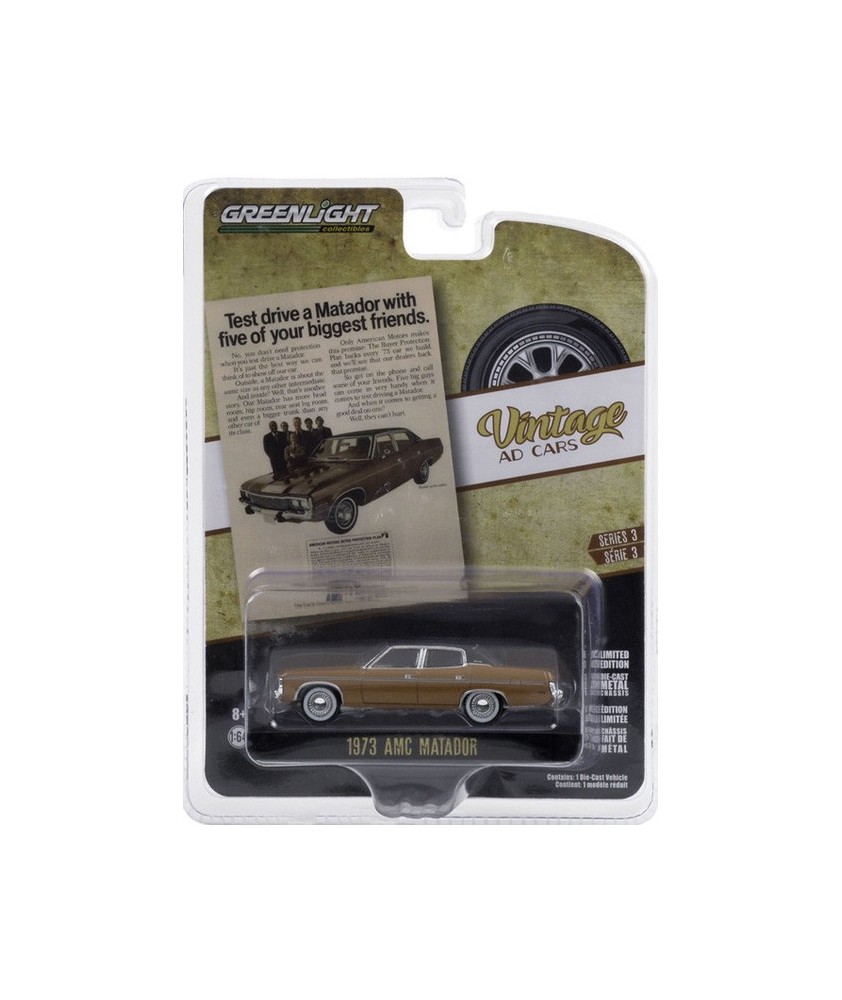 Greenlight Vintage Ad Cars Series 3 - 1973 AMC Matador