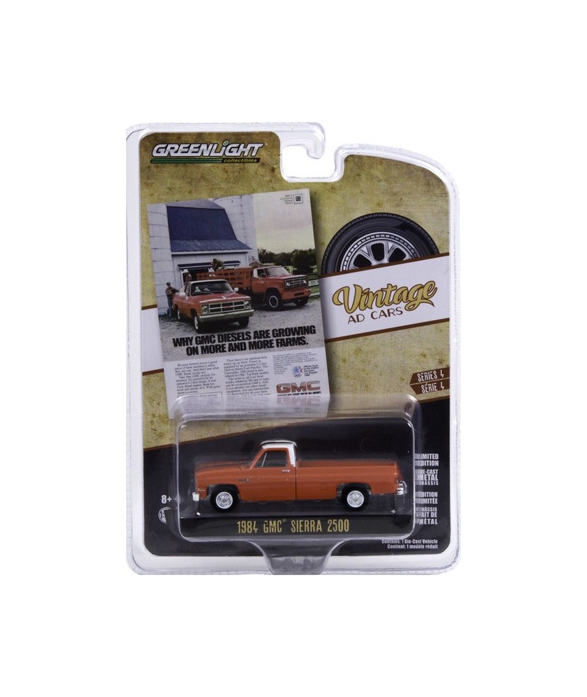 Greenlight Vintage Ad Cars Series 4 - 1984 GMC Sierra 2500 Truck