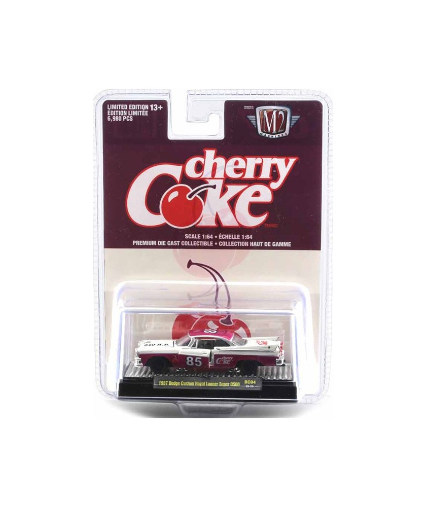 M2 Machines Coca-Cola Race Cars - 1957 Dodge Royal Custom Lancer