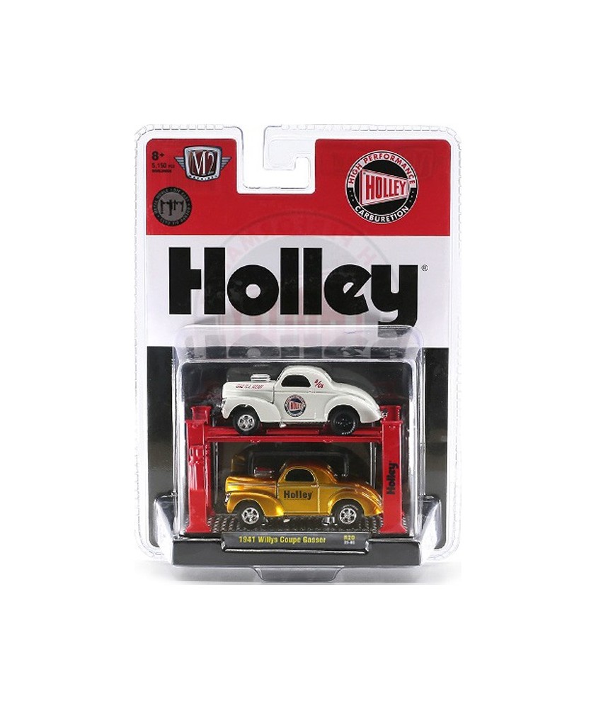 M2 Machines Auto-Lifts Release 20 - 1941 Willys Coupe Set