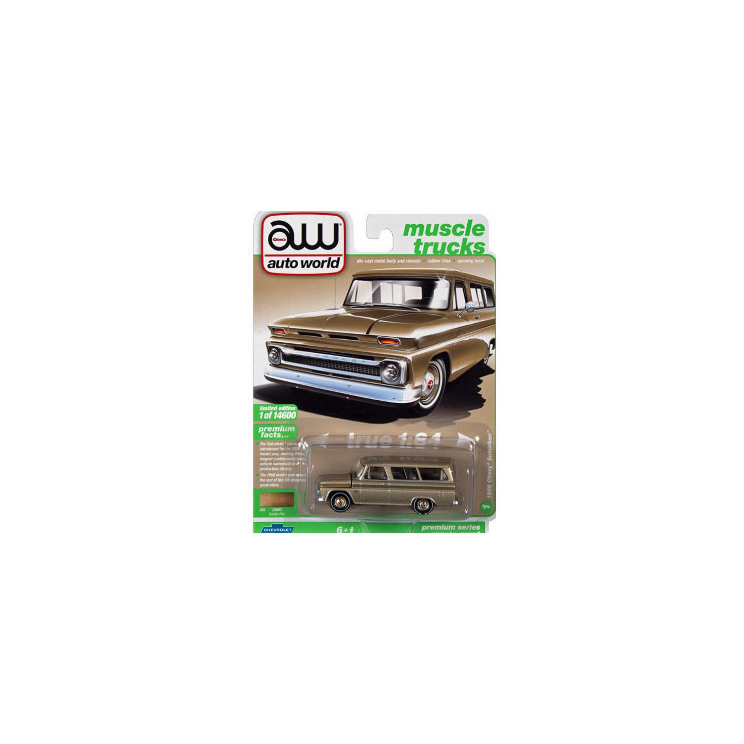 Auto World Premium 2021 Release 3B - 1966 Chevy Suburban