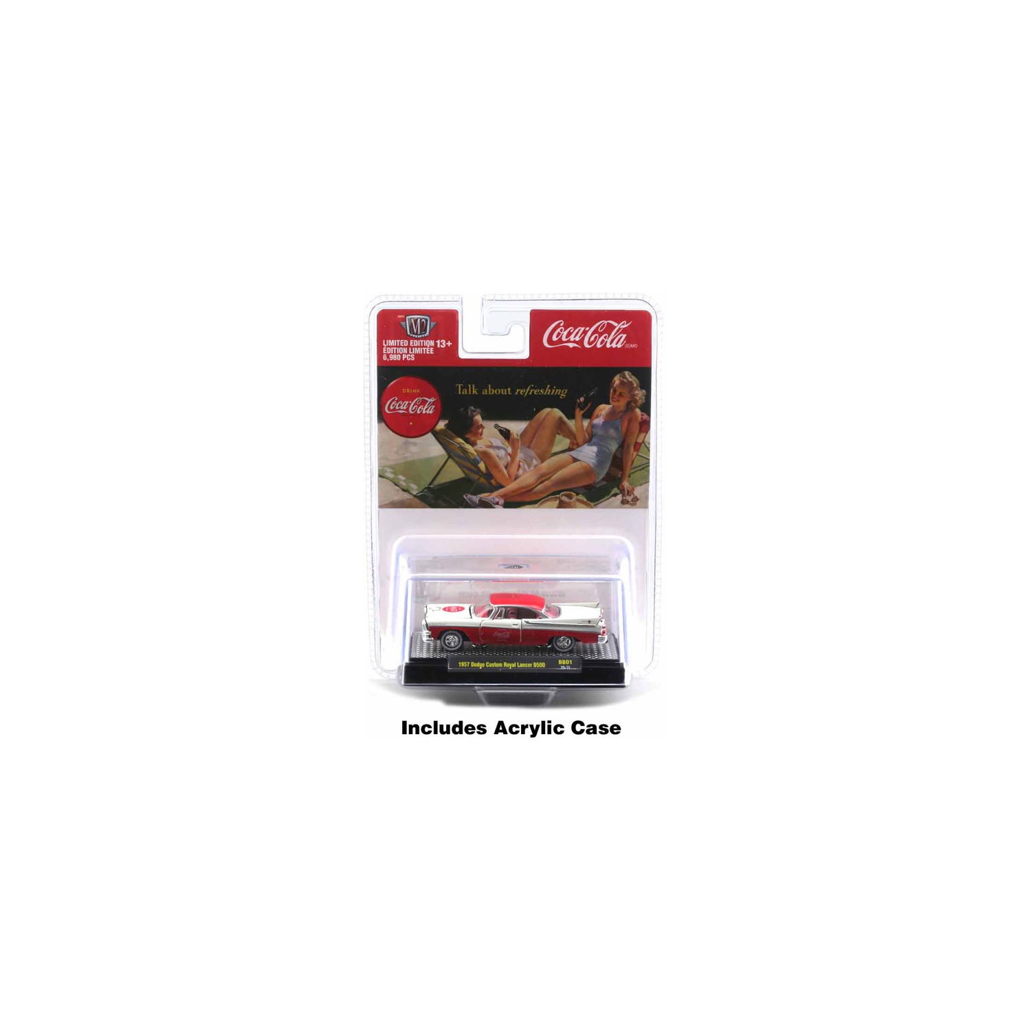M2 Machines Coca-Cola - 1957 Dodge Custom Royal Lancer D500