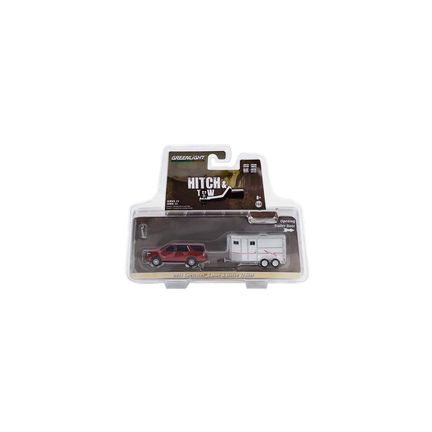 Greenlight Hitch and Tow Series 23 - Chevy Tahoe with Horse Trailer