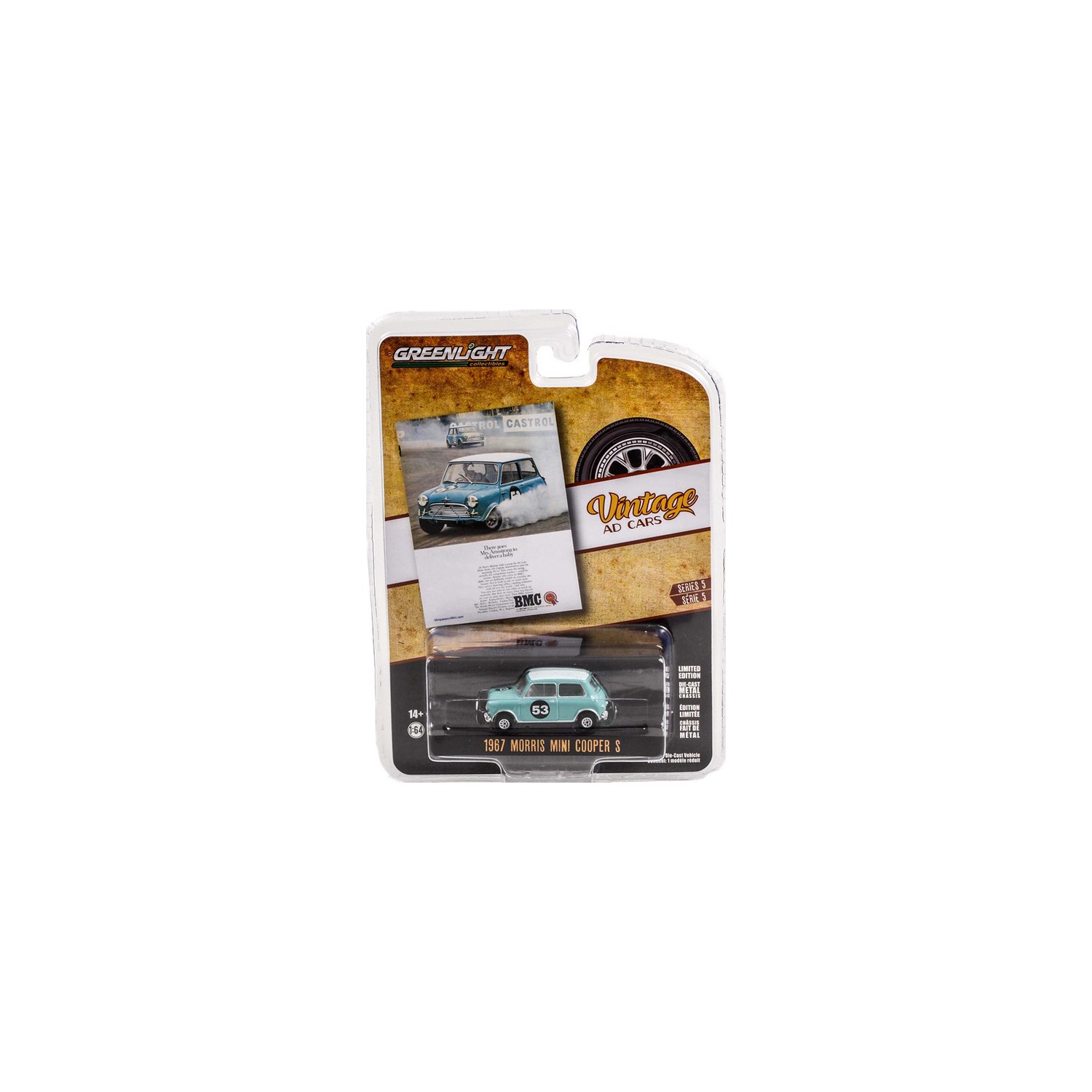 Greenlight Vintage Ad Cars Series 5 - 1967 Morris Mini Cooper