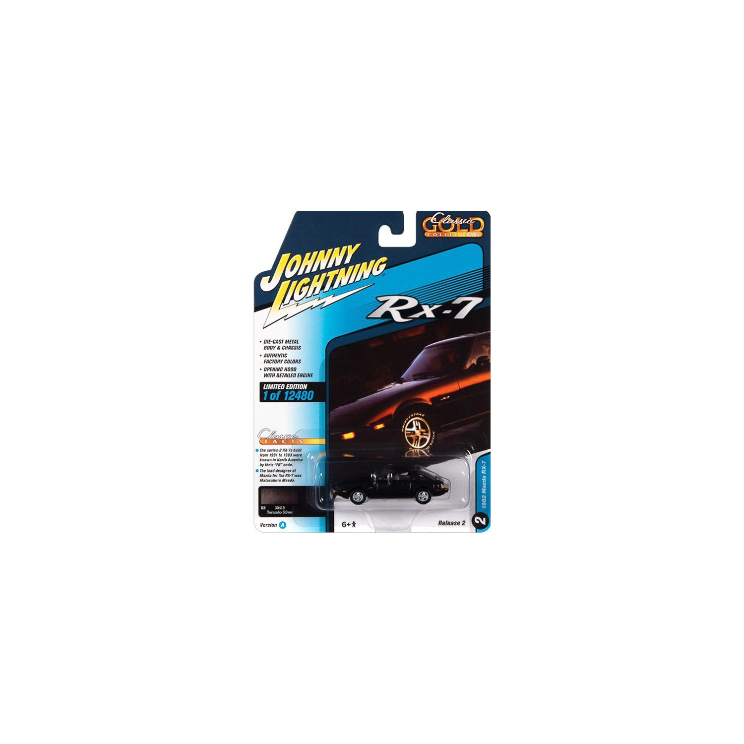 Johnny Lightning Classic Gold 1982 Mazda RX-7