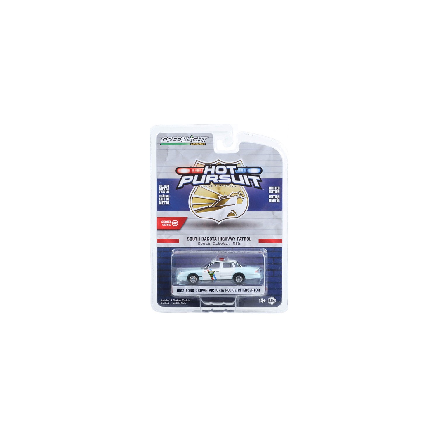 Greenlight Hot Pursuit Series 42 - 1992 Ford Crown Victoria Police Car